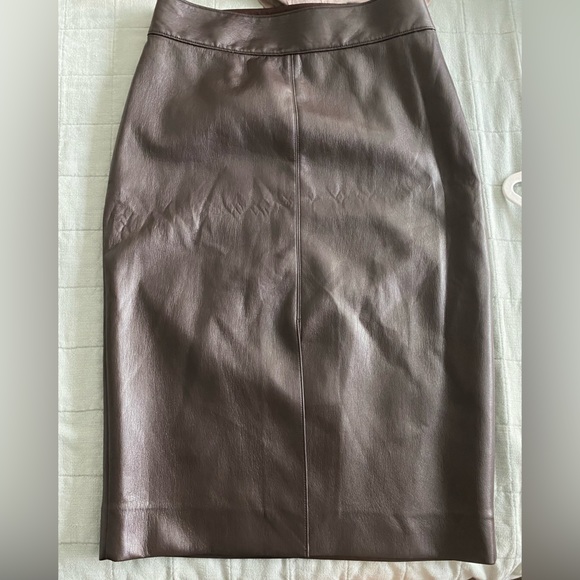Babaton | Skirts | Aritzia Pleather Pencil Skirt | Poshmark